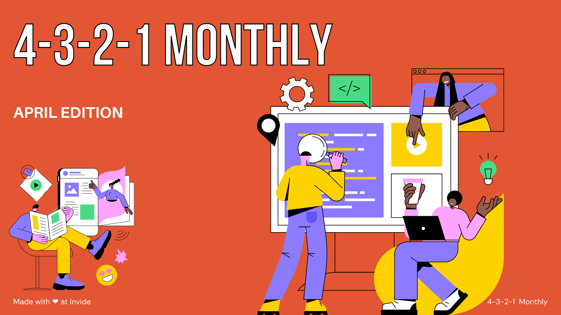 4-3-2-1 Monthly community updates [April edition]