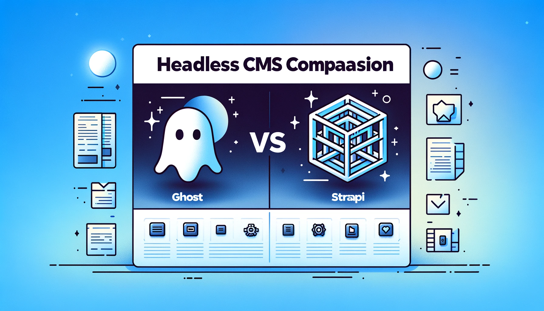 Ghost vs Strapi - Open Source Headless CMS comparison